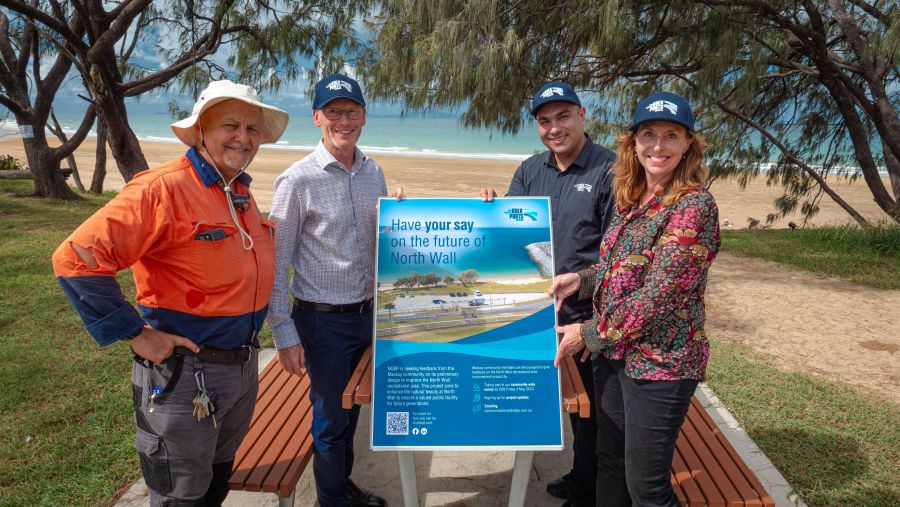 Project underway to revitalise Port of Mackay’s North Wall recreational area | North Queensland ...